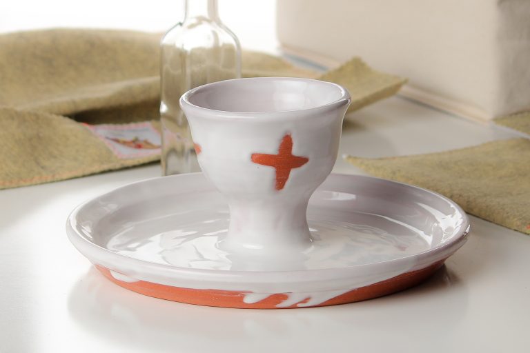 Deluxe Small Group Communion Set – Natural Clay Cross – Spirit Of Creation